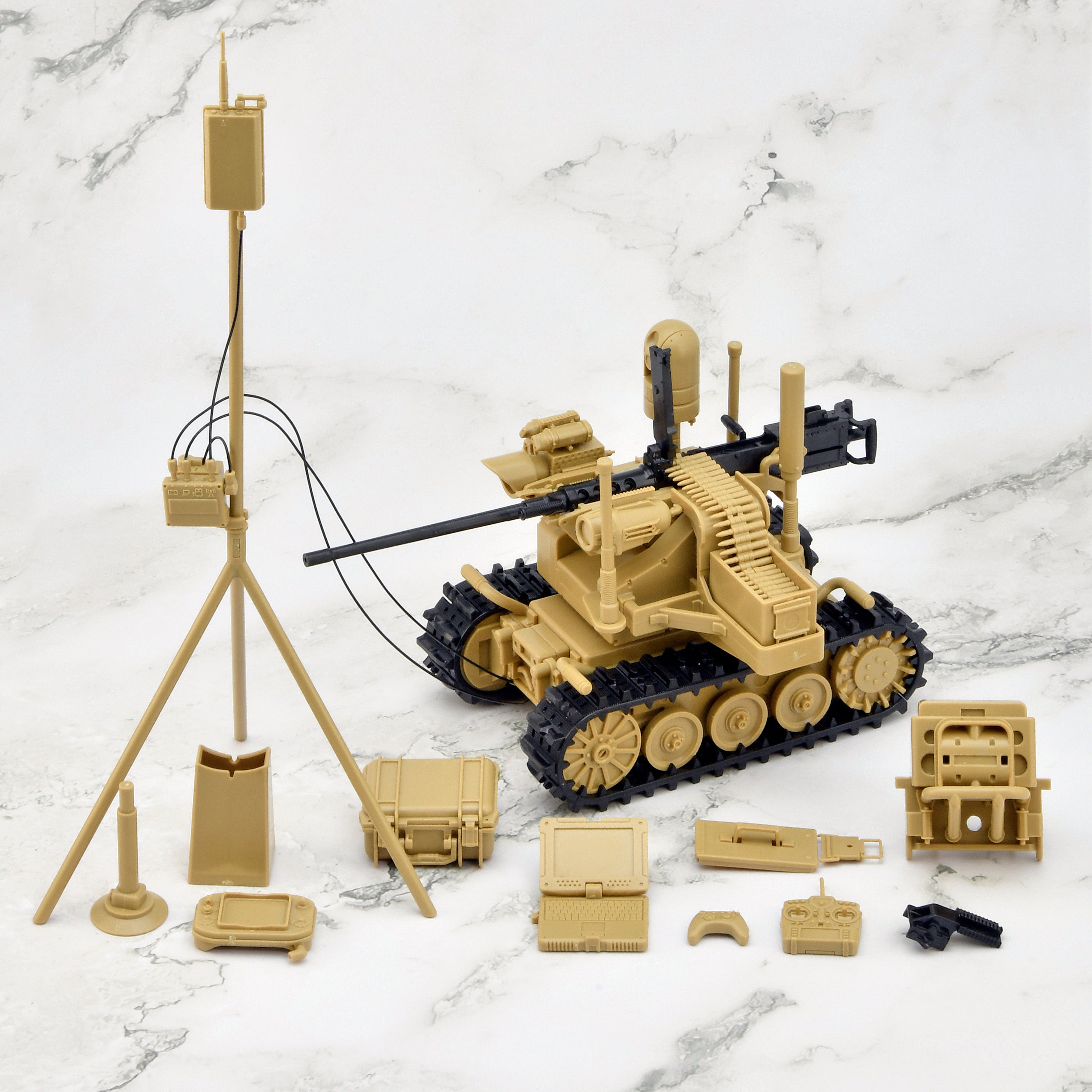 Little Armory [LD049] UGV Armed Robot System 2: Caliber Carrier – viviON BLUE