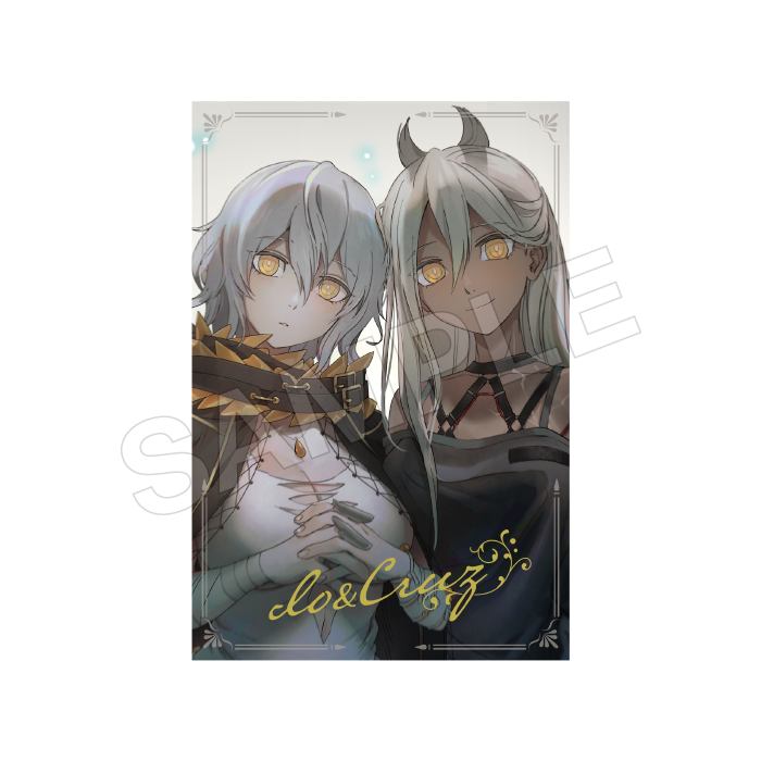 CODE VEIN Acrylic Block Io & Cruz – viviON BLUE