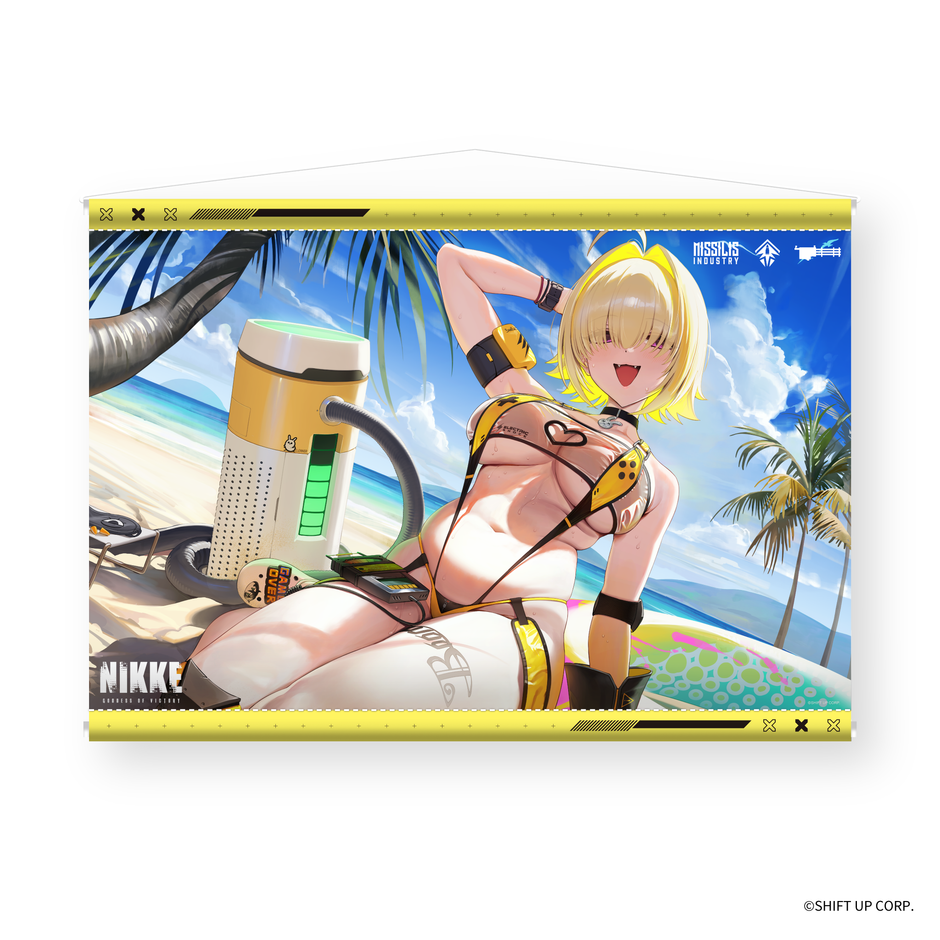 GODDESS OF VICTORY: NIKKE Elegg's Electric Massage B2 Tapestry Elegg: – viviON BLUE