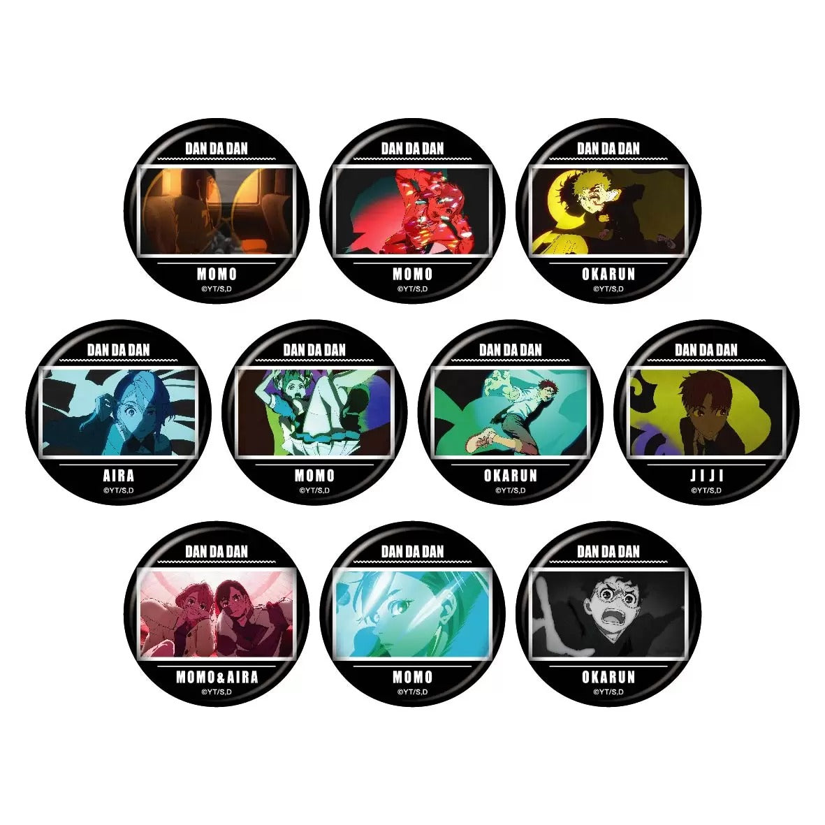 TV Animation "Dundadan" Trading Scene Can Badges Vol.3 10 pieces BOX ...